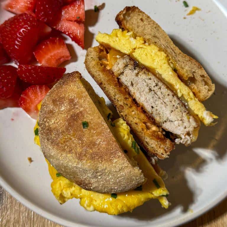 Chicken Maple Breakfast Sausages - Snacking Emily